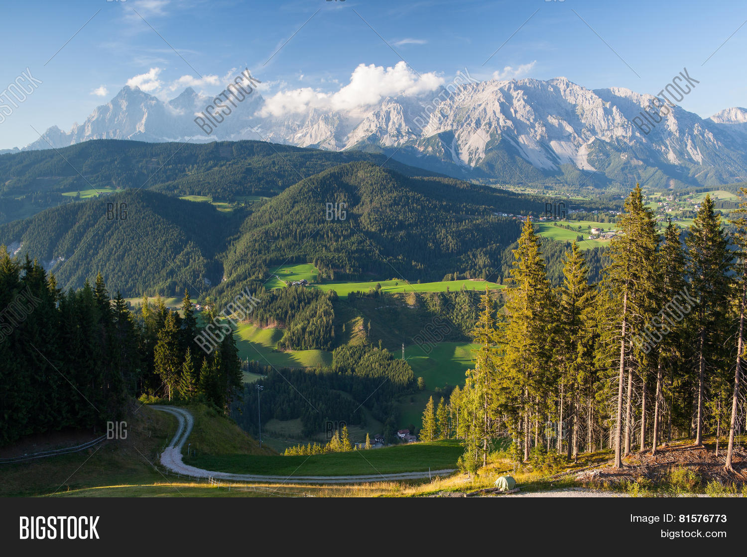 View Mountain Valley Image & Photo (Free Trial) | Bigstock