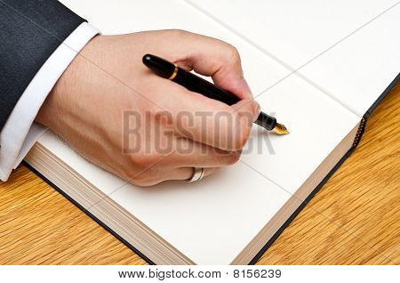 Man Signing Book Image & Photo (Free Trial) | Bigstock
