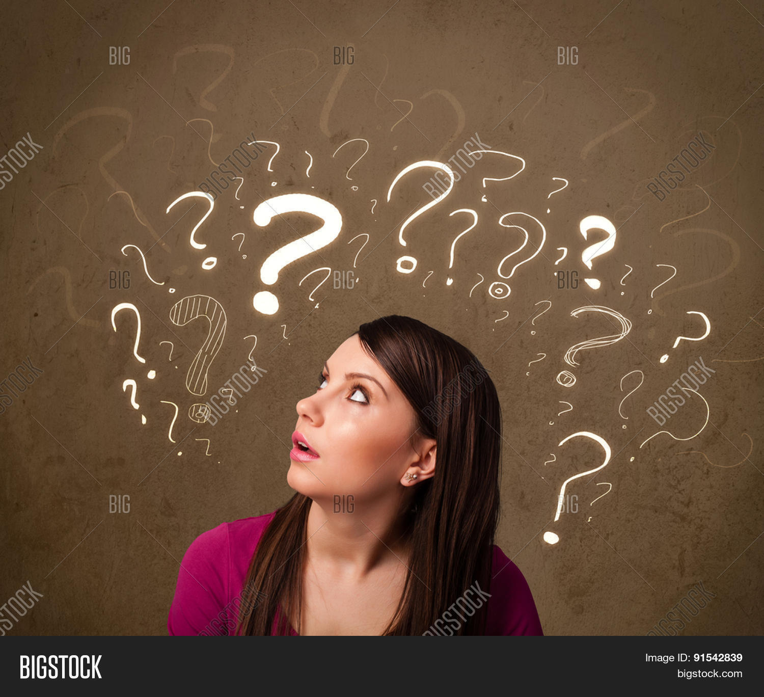 Teenage Girl Question Image & Photo (Free Trial) | Bigstock