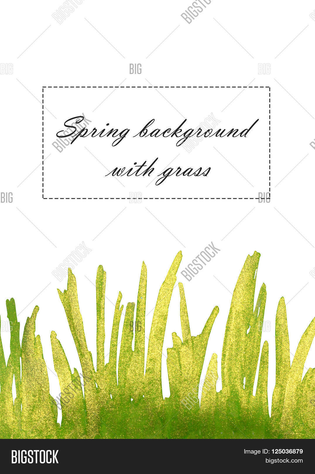 Hand-drawn Grass Green Image & Photo (Free Trial) | Bigstock