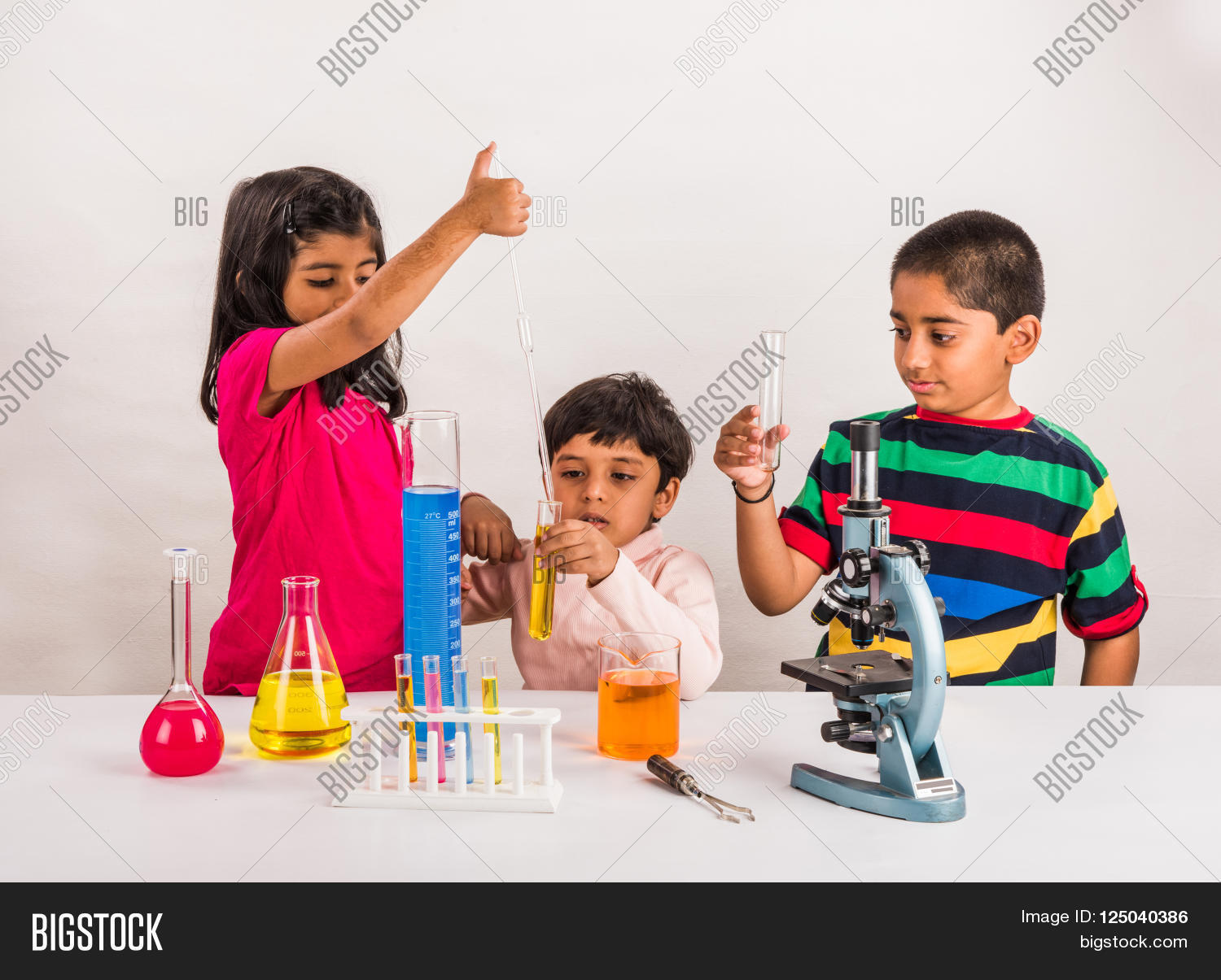 3 Indian Kids Doing Image & Photo (Free Trial) | Bigstock