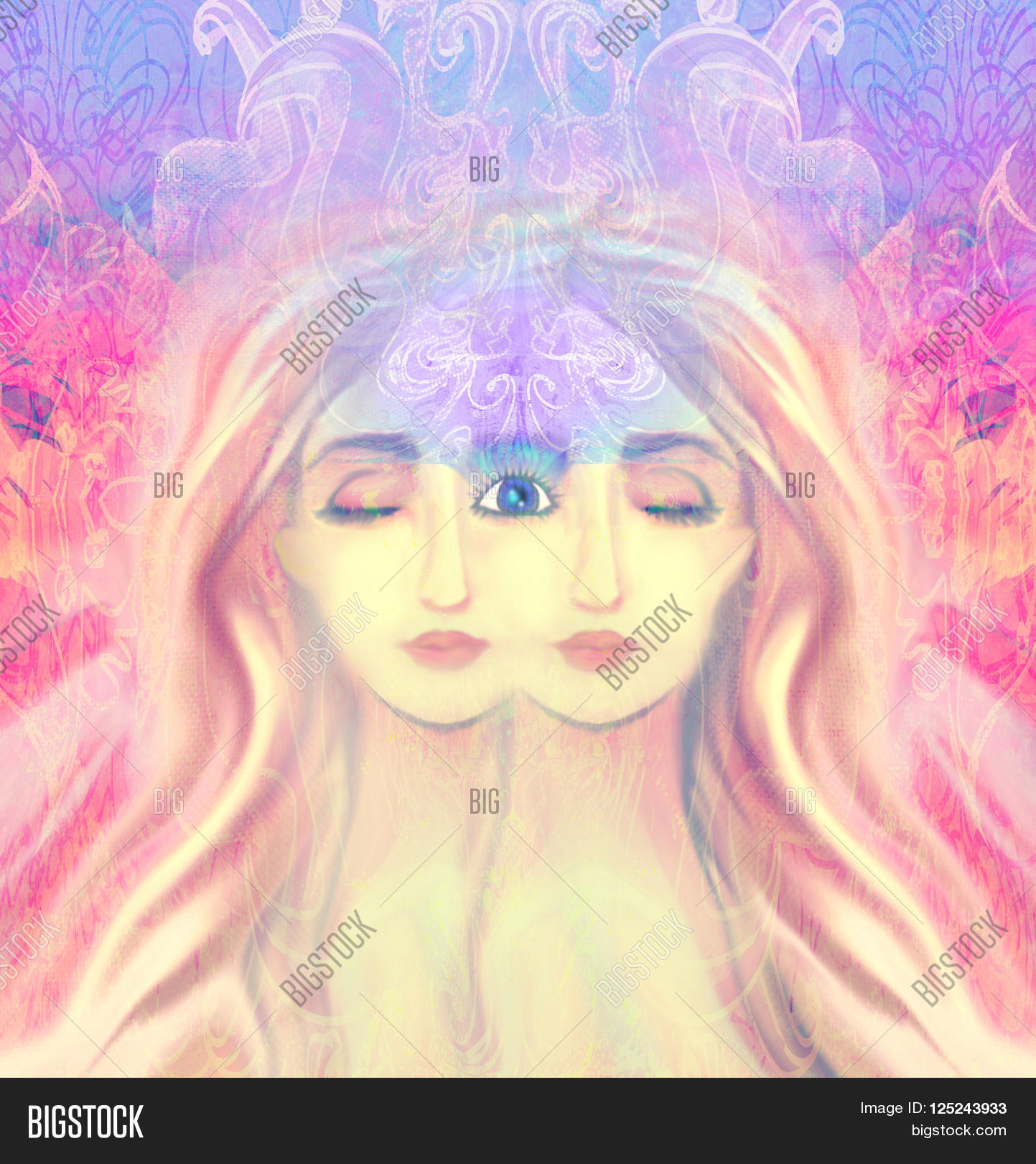 Woman Third Eye Image & Photo (Free Trial) | Bigstock