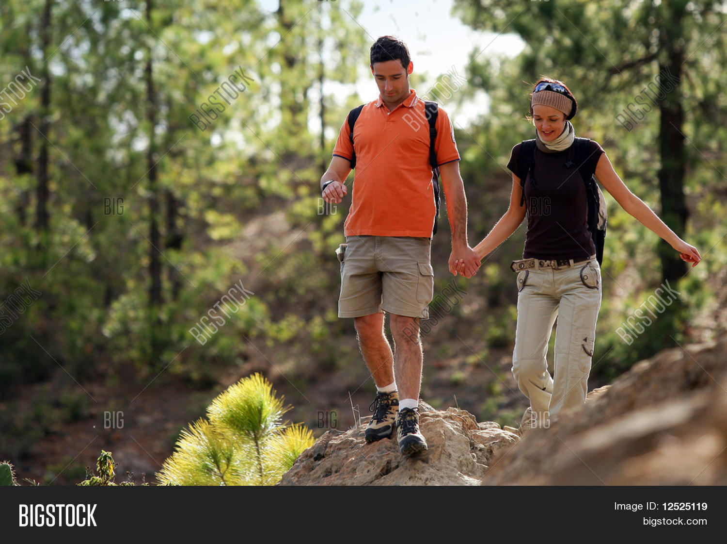 Couple Rambling Forest Image & Photo (Free Trial) | Bigstock