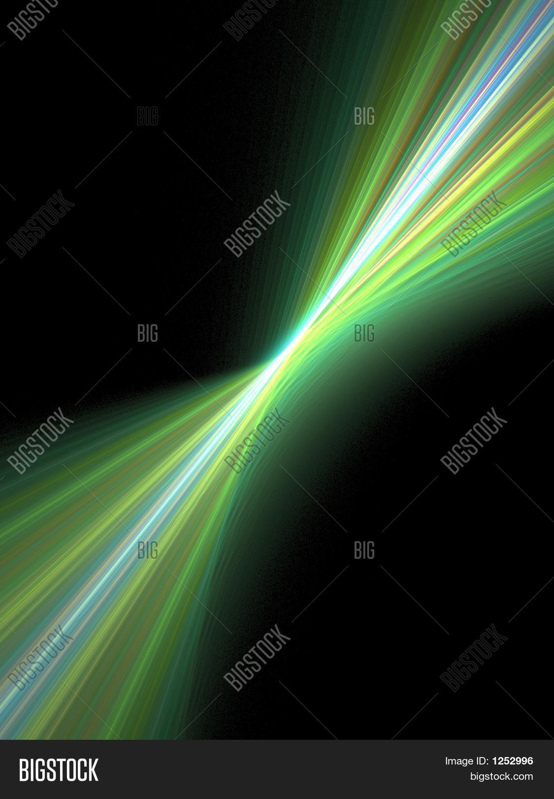 Green Light Rays - Image & Photo (Free Trial) | Bigstock