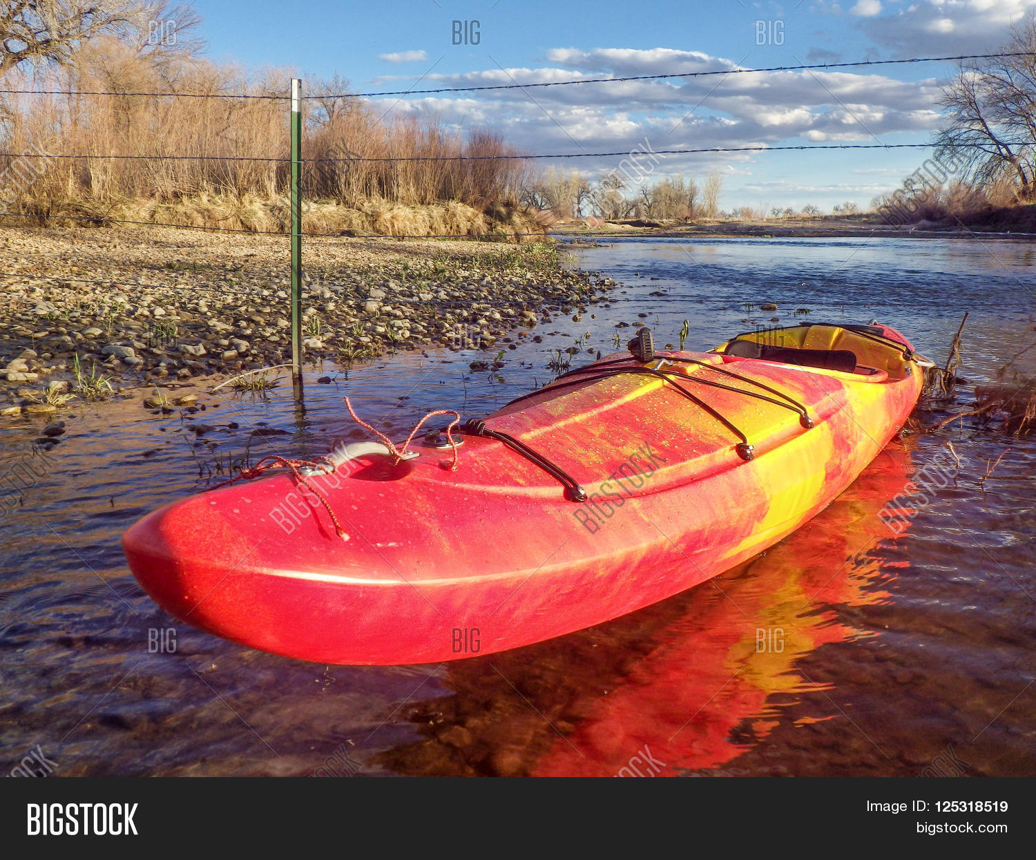 Kayak Barbed Wire Image & Photo (Free Trial) | Bigstock
