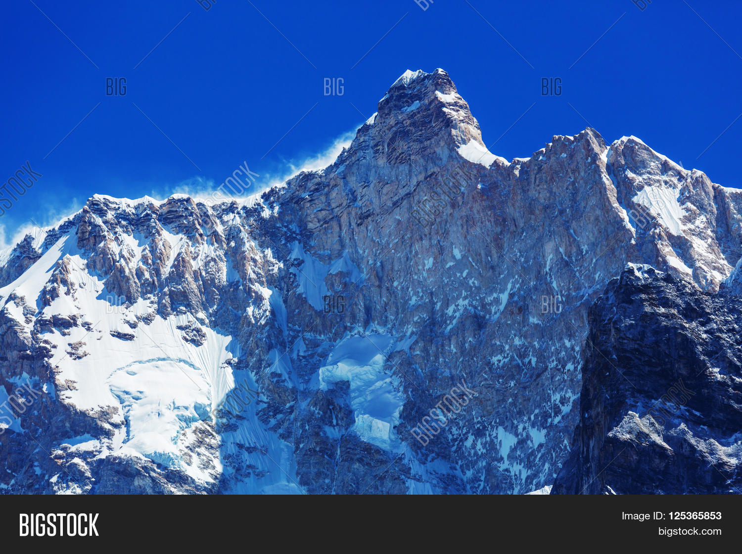 Scenic View Jannu Peak Image & Photo (Free Trial) | Bigstock