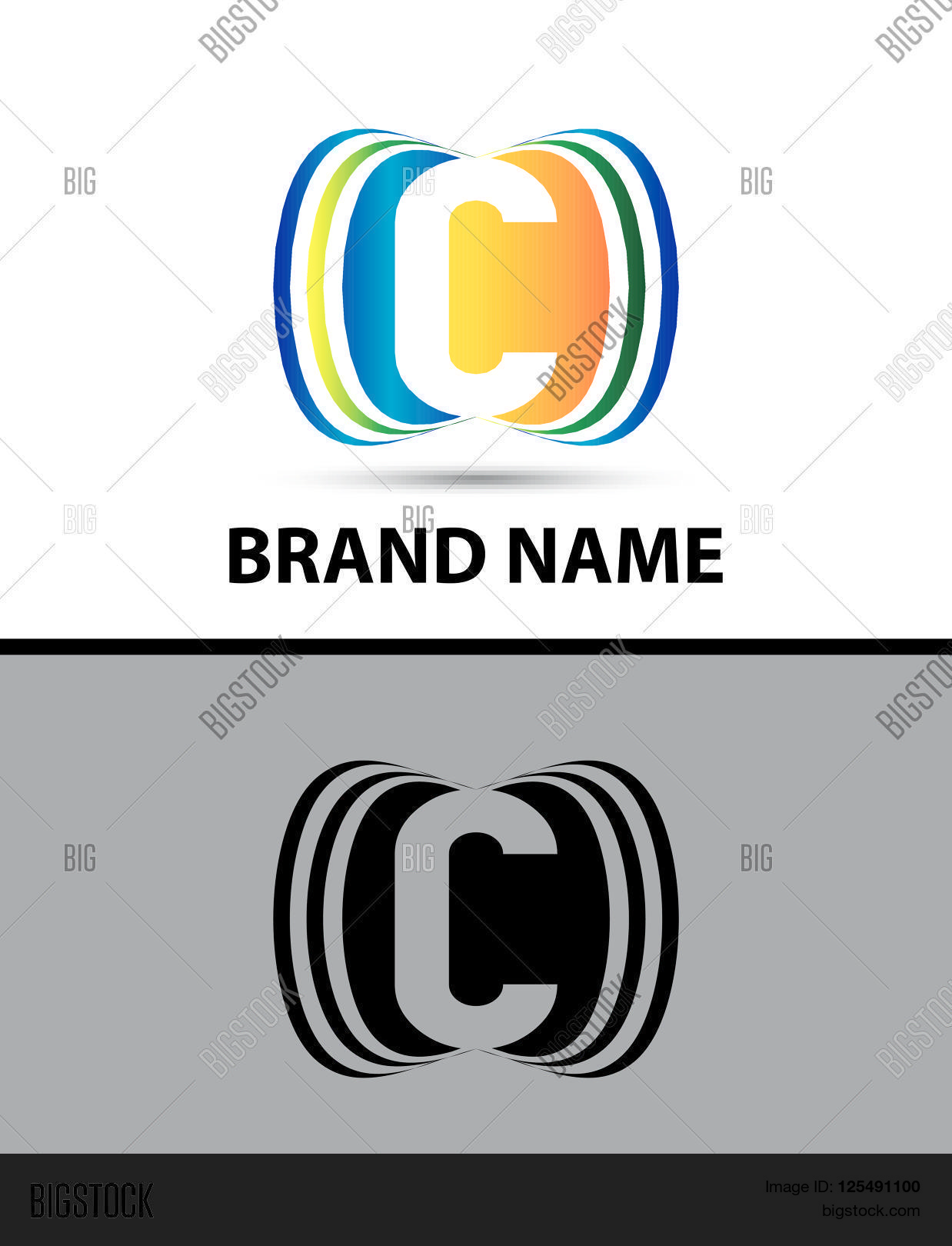 Abstract Letter C Vector & Photo (Free Trial) | Bigstock