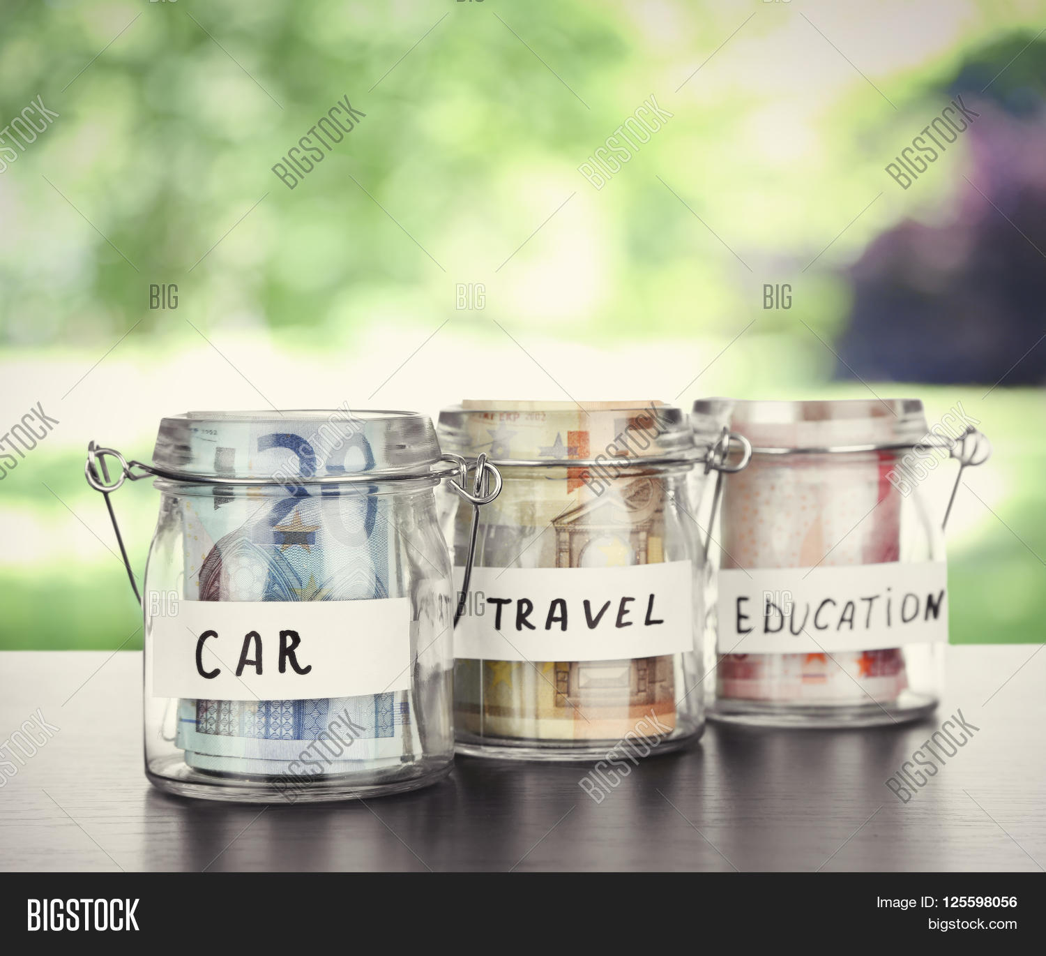 Three Jars Different Image & Photo (Free Trial) | Bigstock