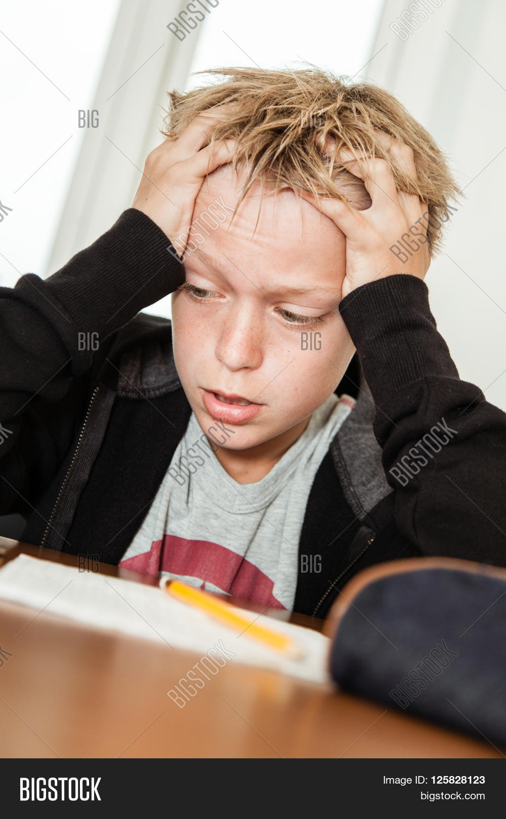 Anxious Child Image & Photo (Free Trial) | Bigstock