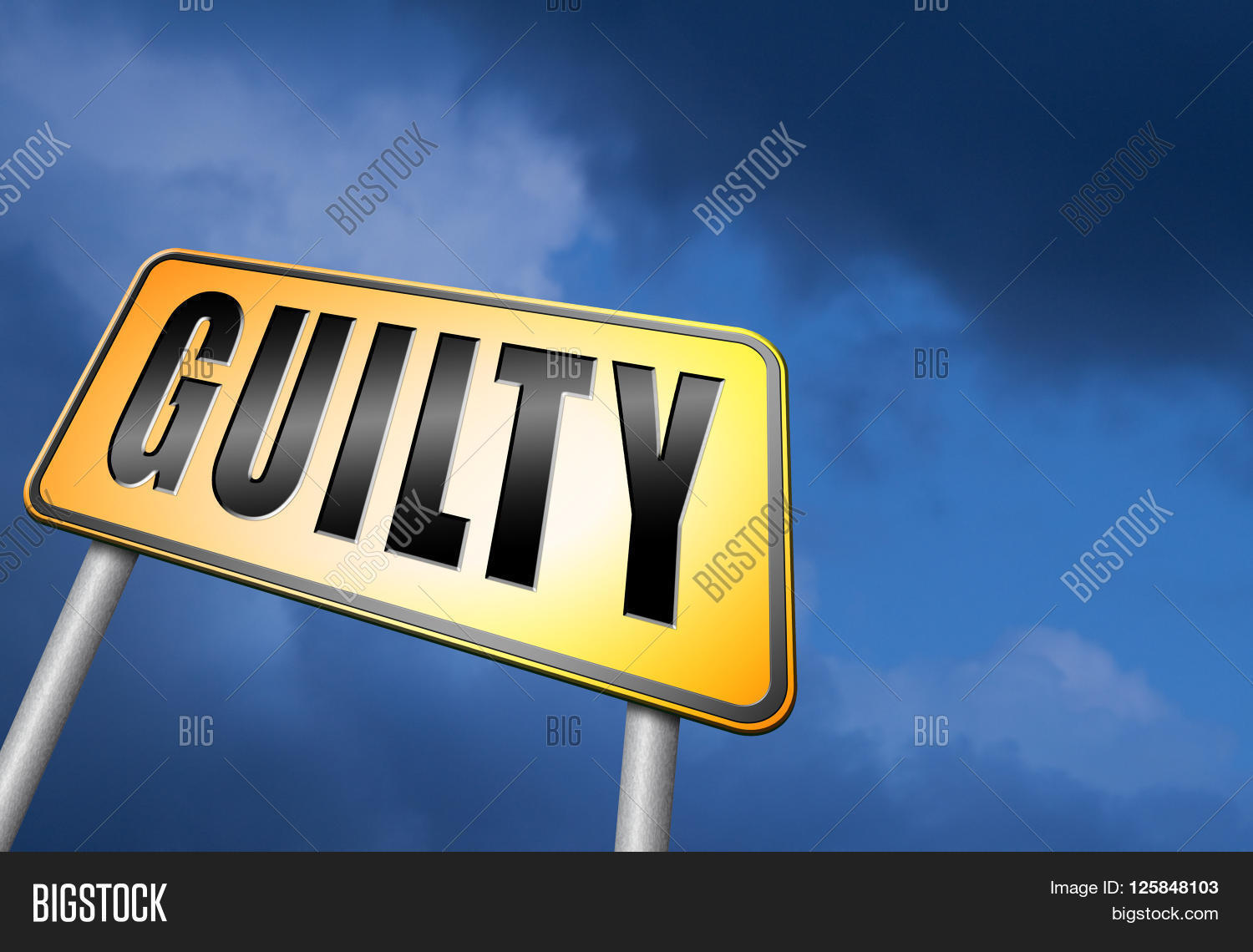 Guilty Charged, Guilt Image & Photo (Free Trial) | Bigstock