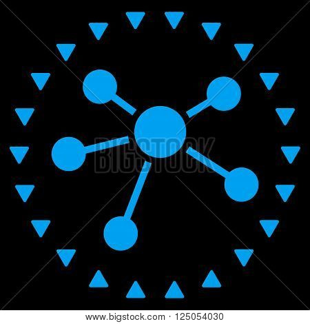 Dotted Links Diagram Vector & Photo (Free Trial) | Bigstock