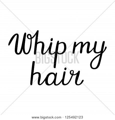 Whip My Hair Vector & Photo (Free Trial) | Bigstock