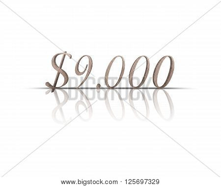 9000 $ 3d Word Image & Photo (Free Trial) | Bigstock
