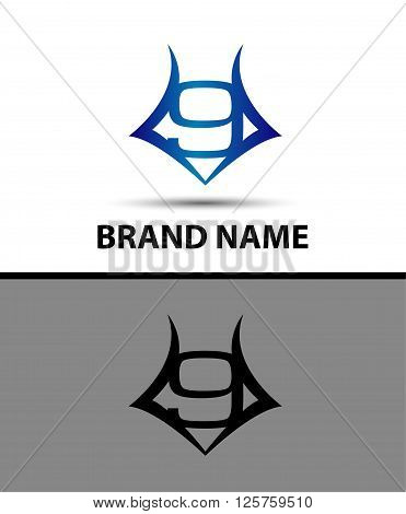 Number Logo Design. Vector & Photo (Free Trial) | Bigstock