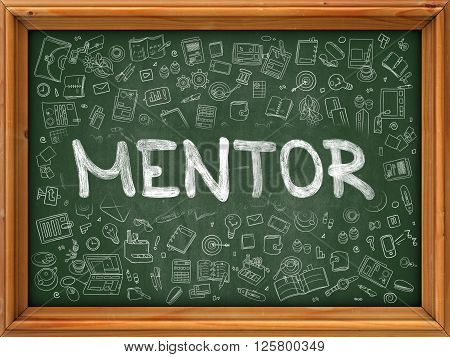 Mentor - Hand Drawn On Image & Photo (Free Trial) | Bigstock