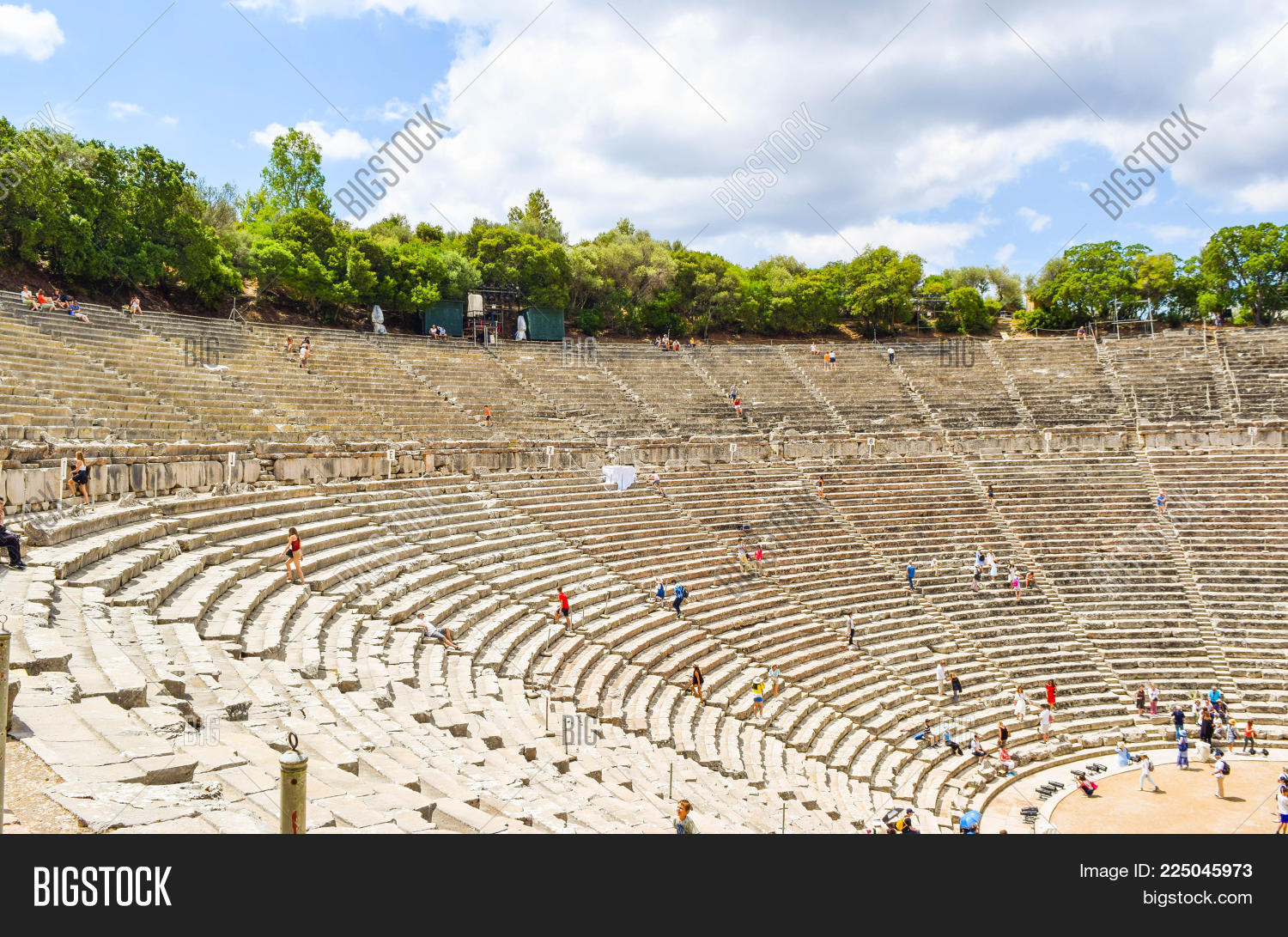 Amphitheater Epidaurus Image & Photo (Free Trial) | Bigstock
