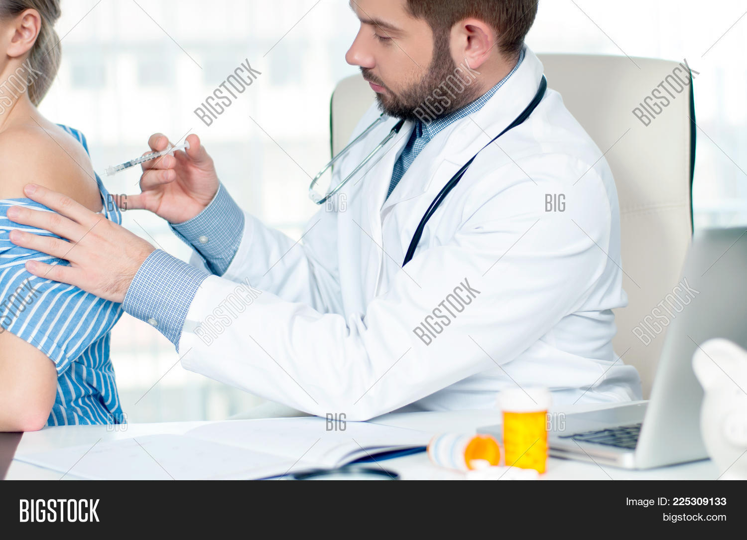 Vaccination. Flu Shot Image & Photo (Free Trial) | Bigstock
