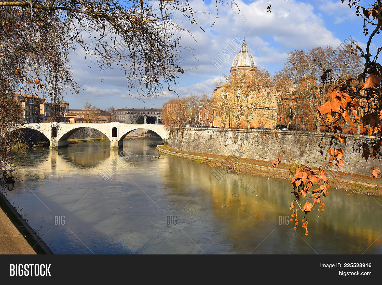 Cityscape Rome Bridge Image & Photo (Free Trial) | Bigstock