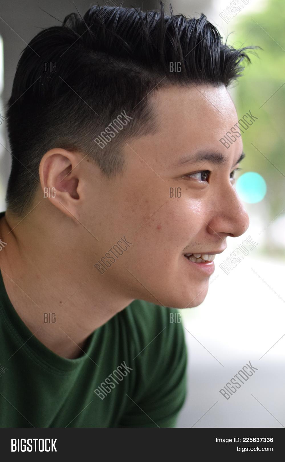 Asian Man Side Profile