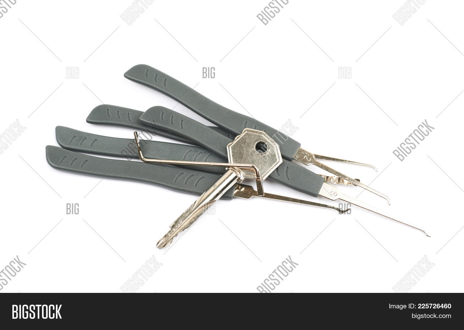 Set Lock Picking Tools Image & Photo (Free Trial) | Bigstock