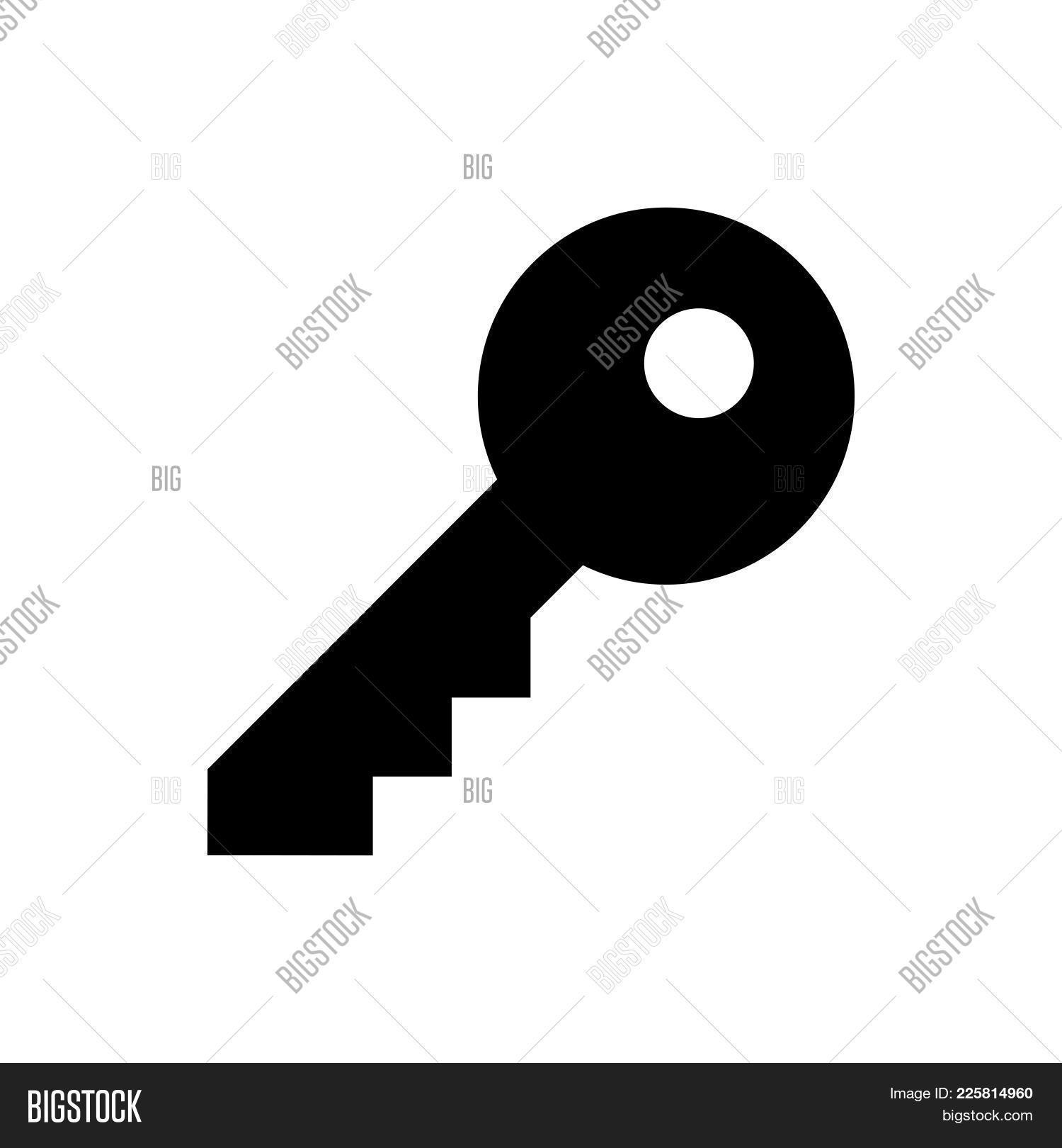 Key Icon Isolated On Vector & Photo (Free Trial) | Bigstock