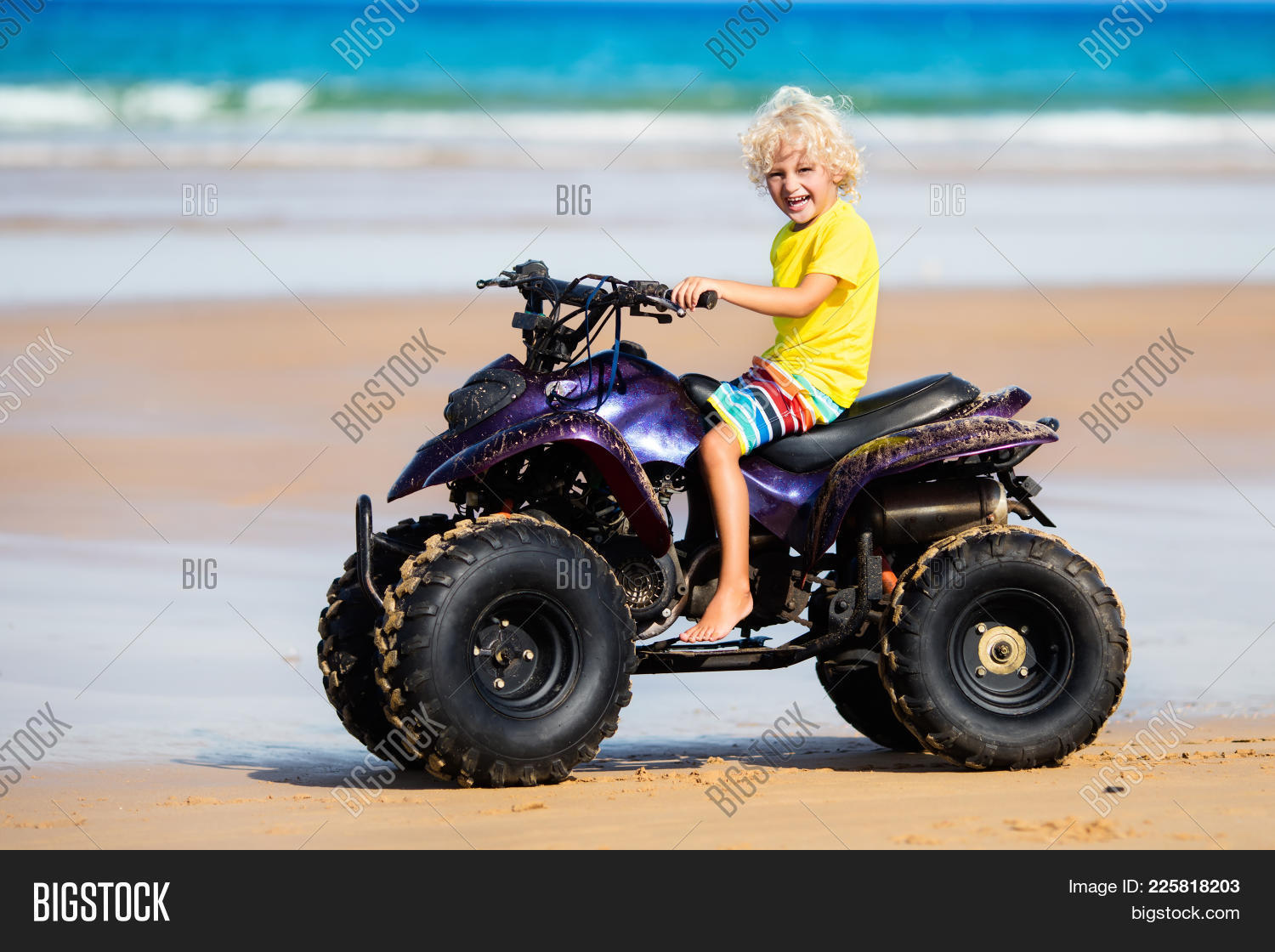 Teenager Riding Quad Image & Photo (Free Trial) | Bigstock