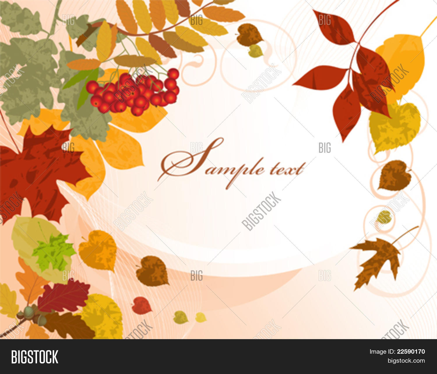Autumn Floral Vector & Photo (Free Trial) | Bigstock