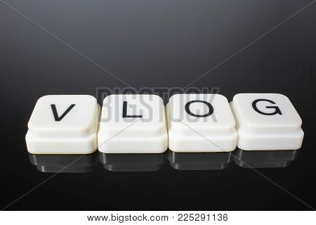 Vlog Text Word Title Image & Photo (Free Trial) | Bigstock