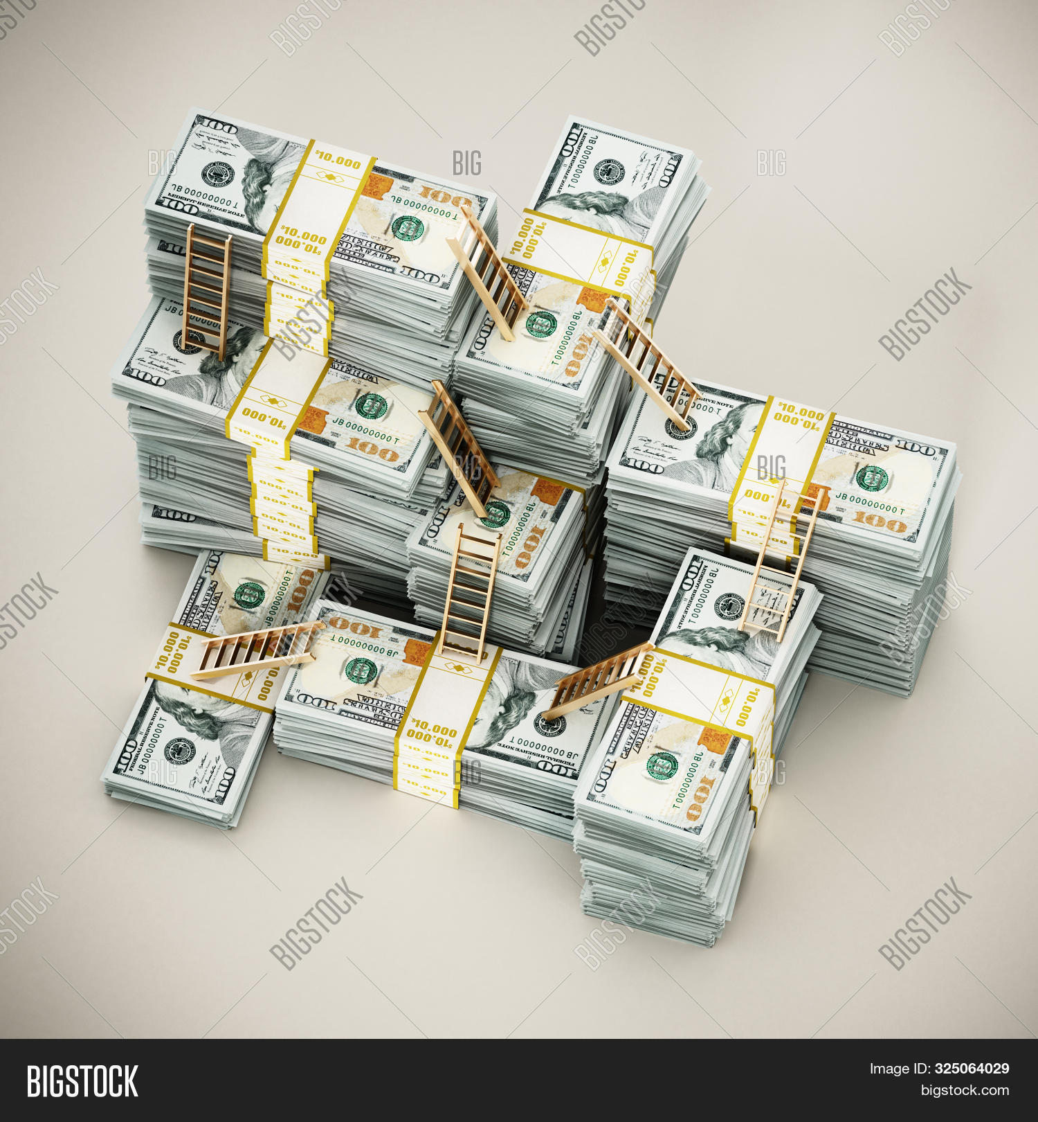 Ladders On Arranged Image & Photo (Free Trial) | Bigstock