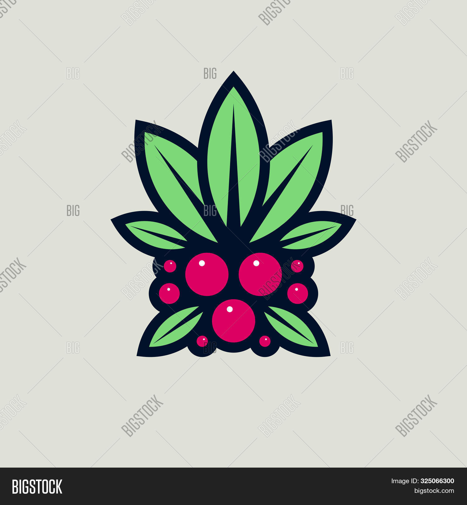 Red Berries Logo. Vector & Photo (Free Trial) | Bigstock