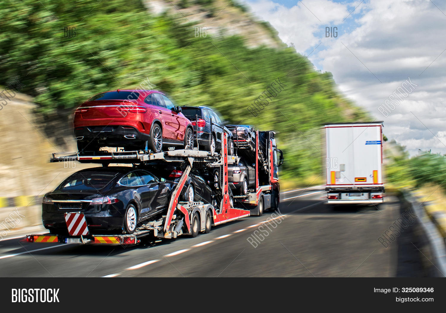 Car Carrier Trailer, Image & Photo (Free Trial) | Bigstock