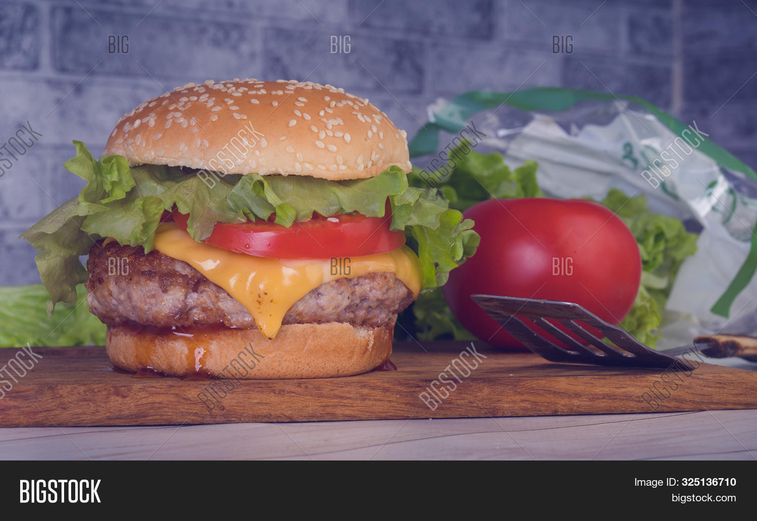 Hamburger Sandwich. Image & Photo (Free Trial) | Bigstock
