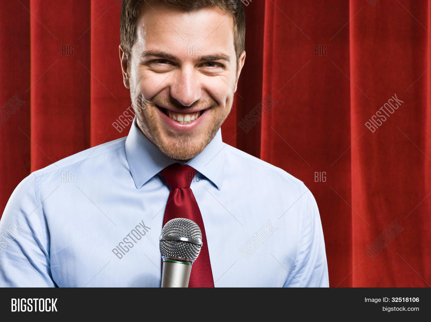 Portrait Man Speaking Image & Photo (Free Trial) | Bigstock