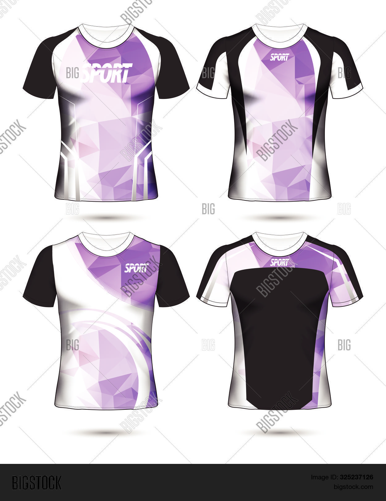 Set Soccer Sport T- Vector & Photo (Free Trial) | Bigstock
