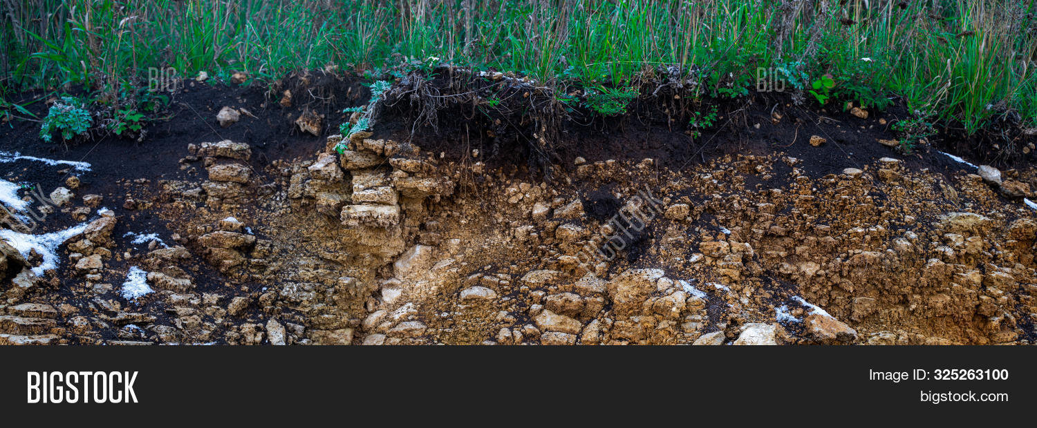 Soil Cut-sandstone, Image & Photo (Free Trial) | Bigstock