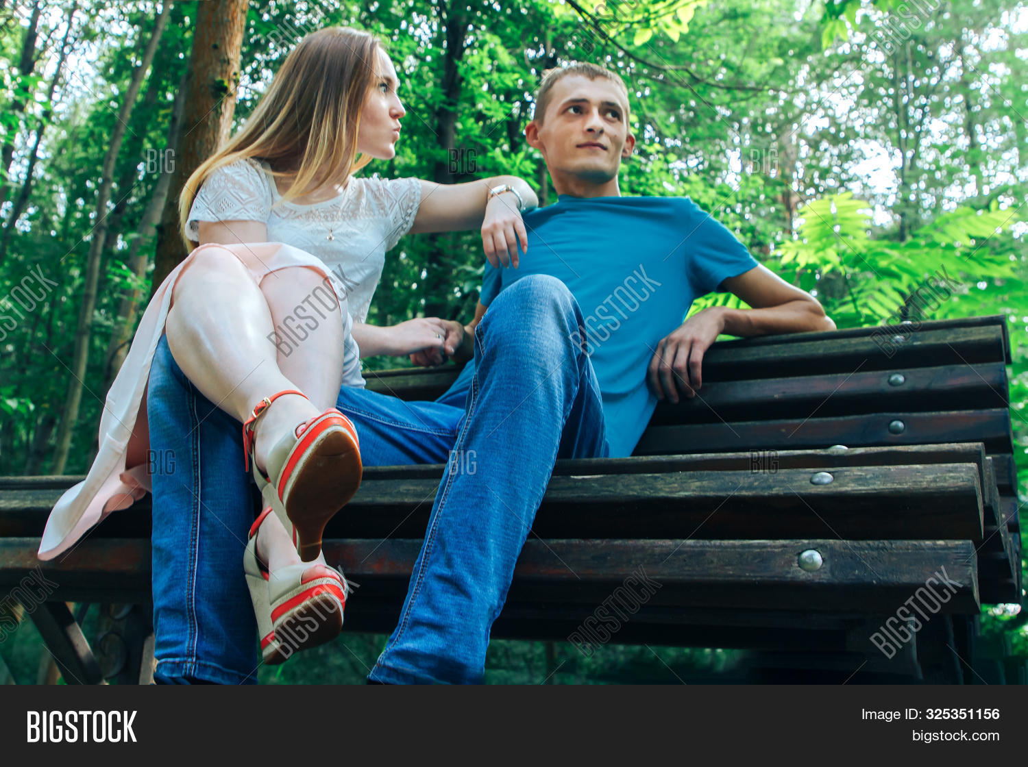 Girl Put Her Legs On Image & Photo (Free Trial) | Bigstock