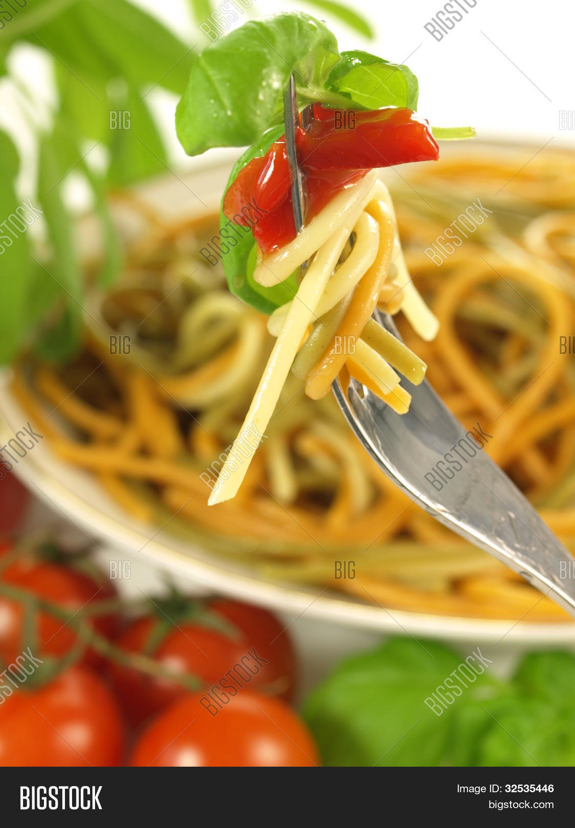 Pasta Fork, Close Image & Photo (Free Trial) | Bigstock