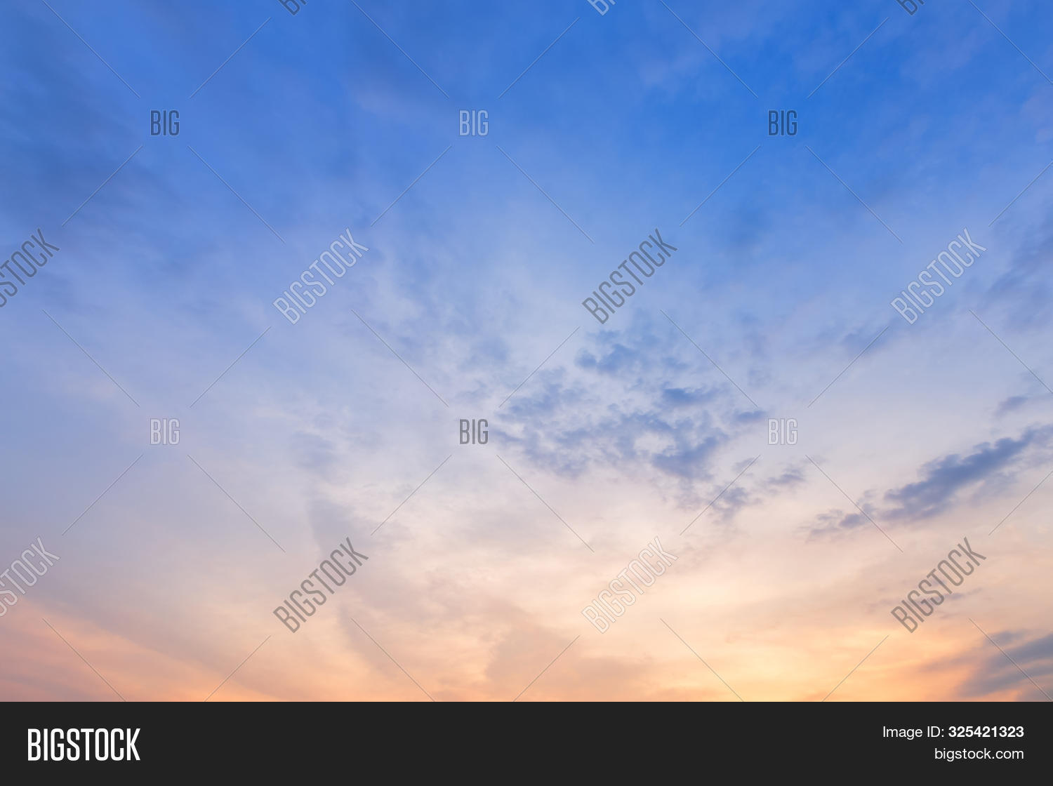 Blue Dramatic Sunset Image & Photo (Free Trial) | Bigstock