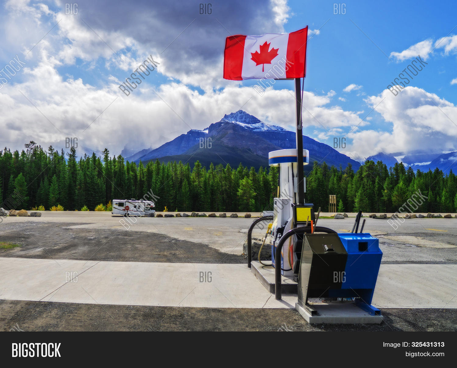 Canadian Gas Station Image & Photo (Free Trial) | Bigstock