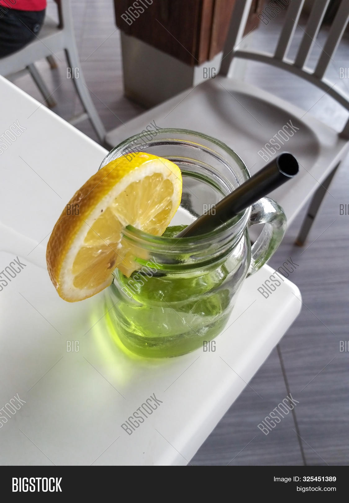 Top View Green Tea Ice Image & Photo (Free Trial) | Bigstock
