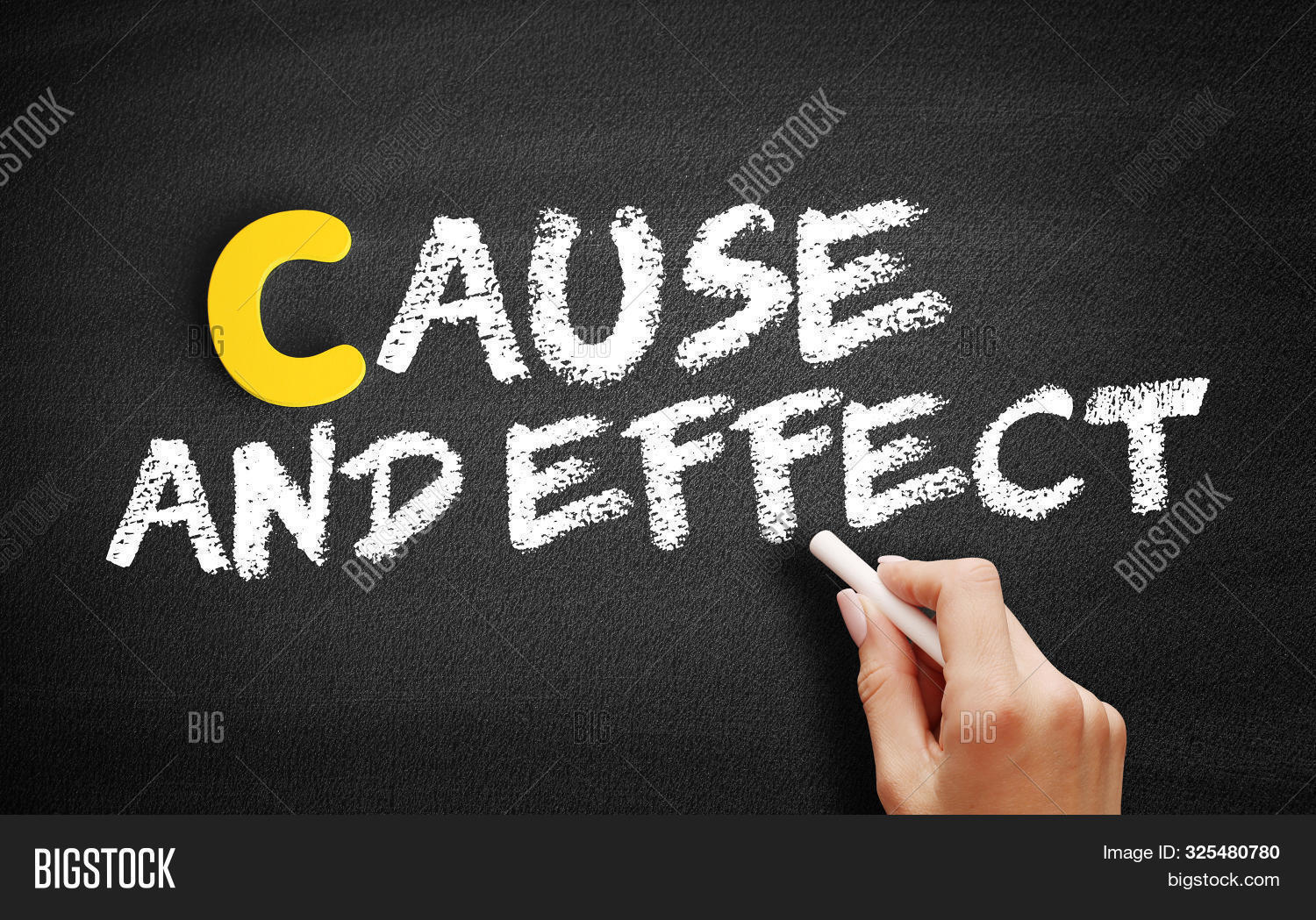 Cause Effect Text On Image & Photo (Free Trial) | Bigstock