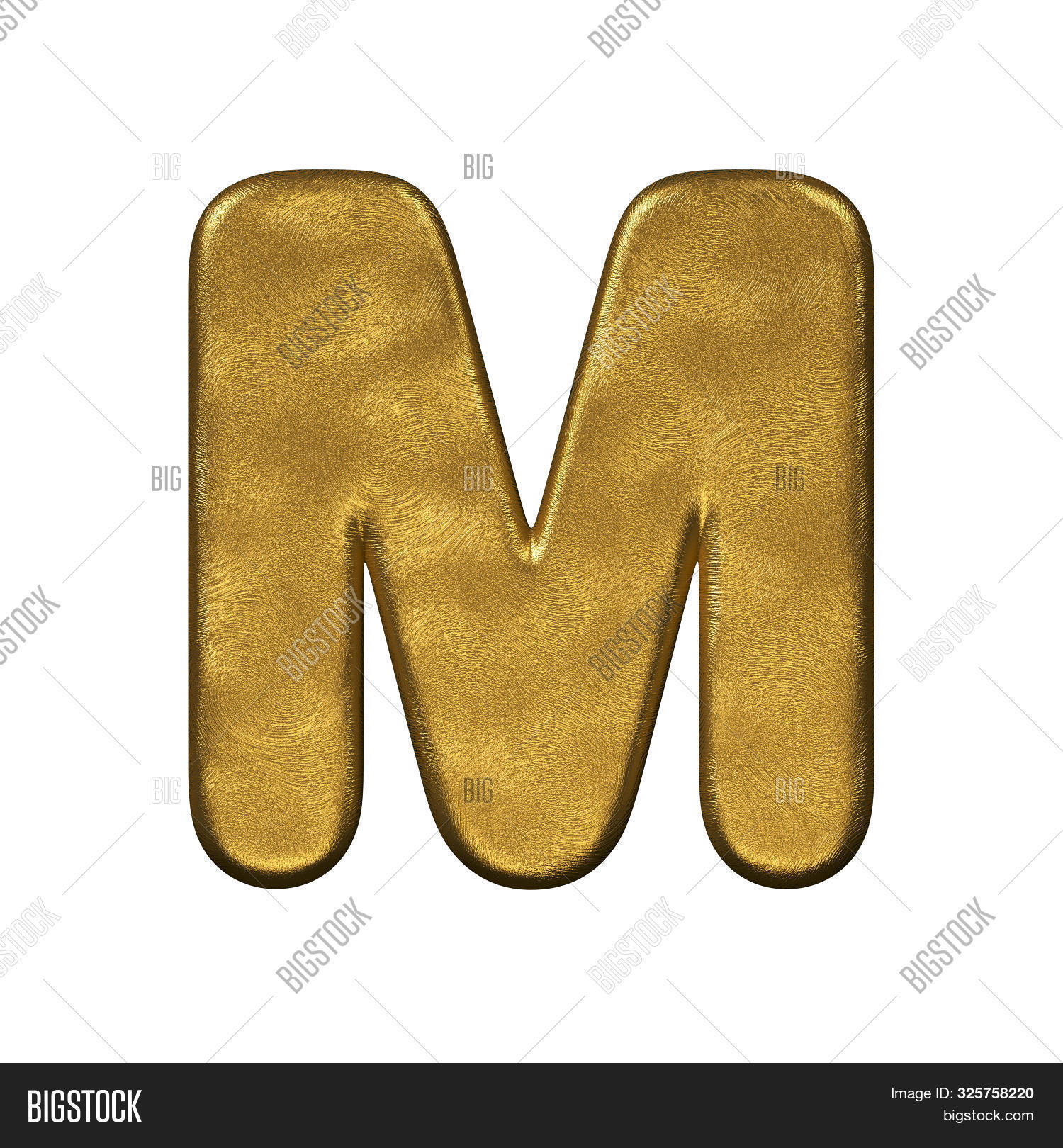 Golden Foiled Letter M Image & Photo (Free Trial) | Bigstock