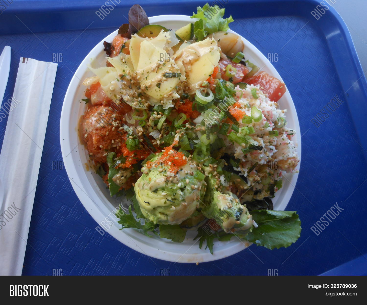 Hawaiian Poki Plate On Image & Photo (Free Trial) | Bigstock