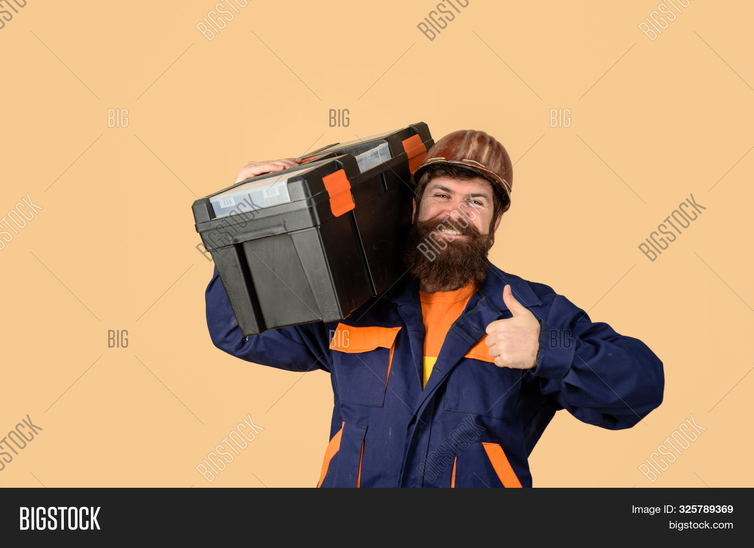 Builder Man Carrying Image & Photo (Free Trial) | Bigstock