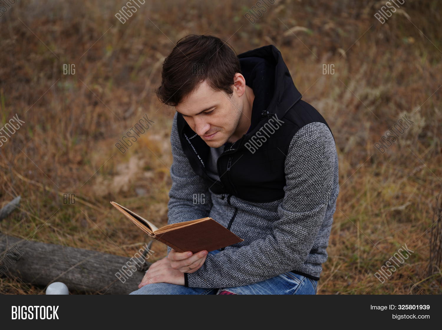 Beautiful Man Reading Image & Photo (Free Trial) | Bigstock