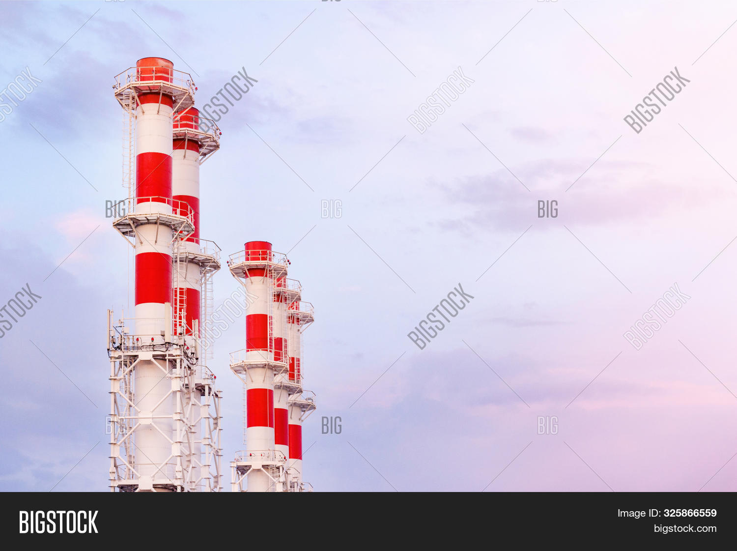 Many White Red Pipes Image & Photo (Free Trial) | Bigstock