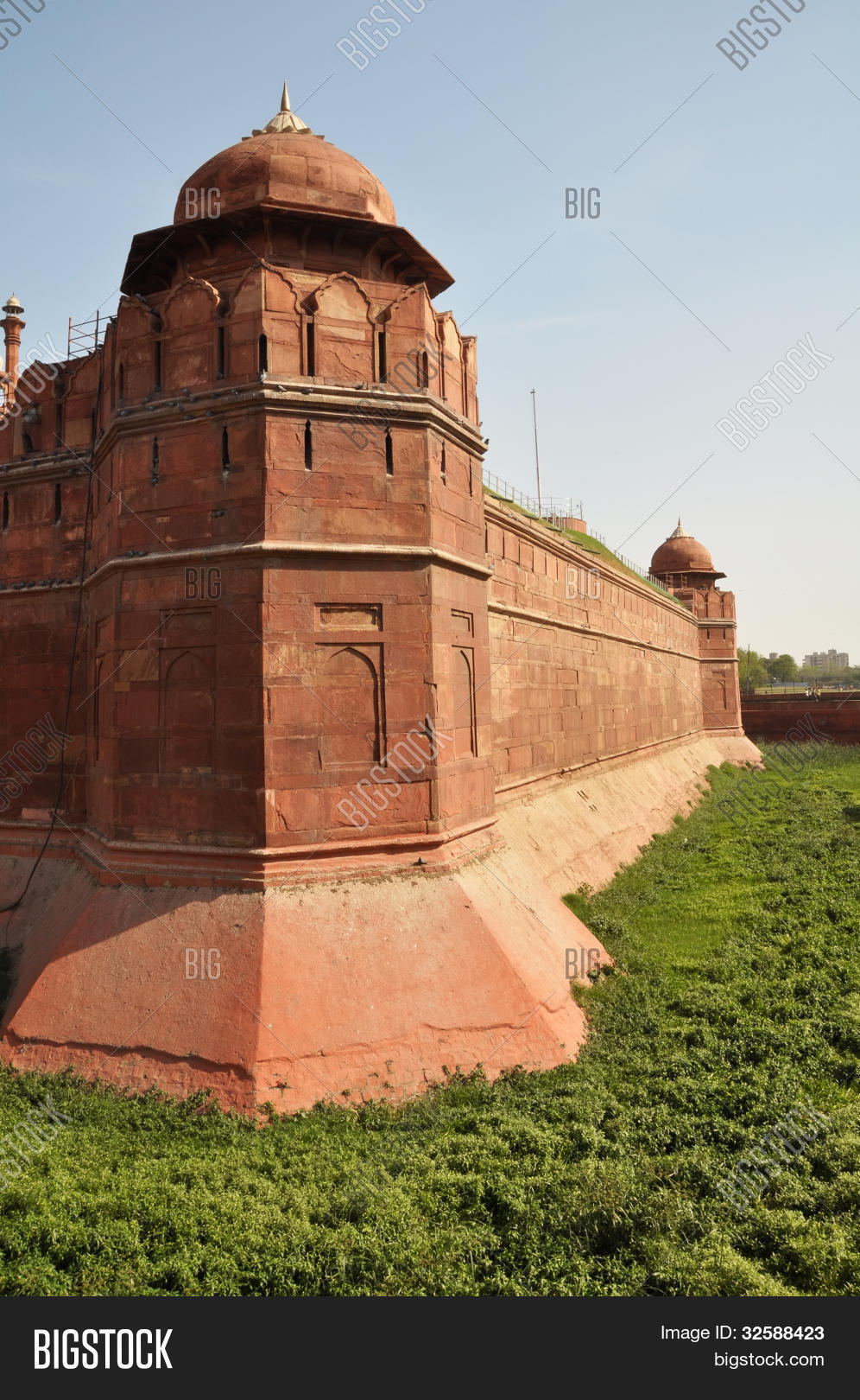 Massive Walls Red Fort Image & Photo (Free Trial) | Bigstock