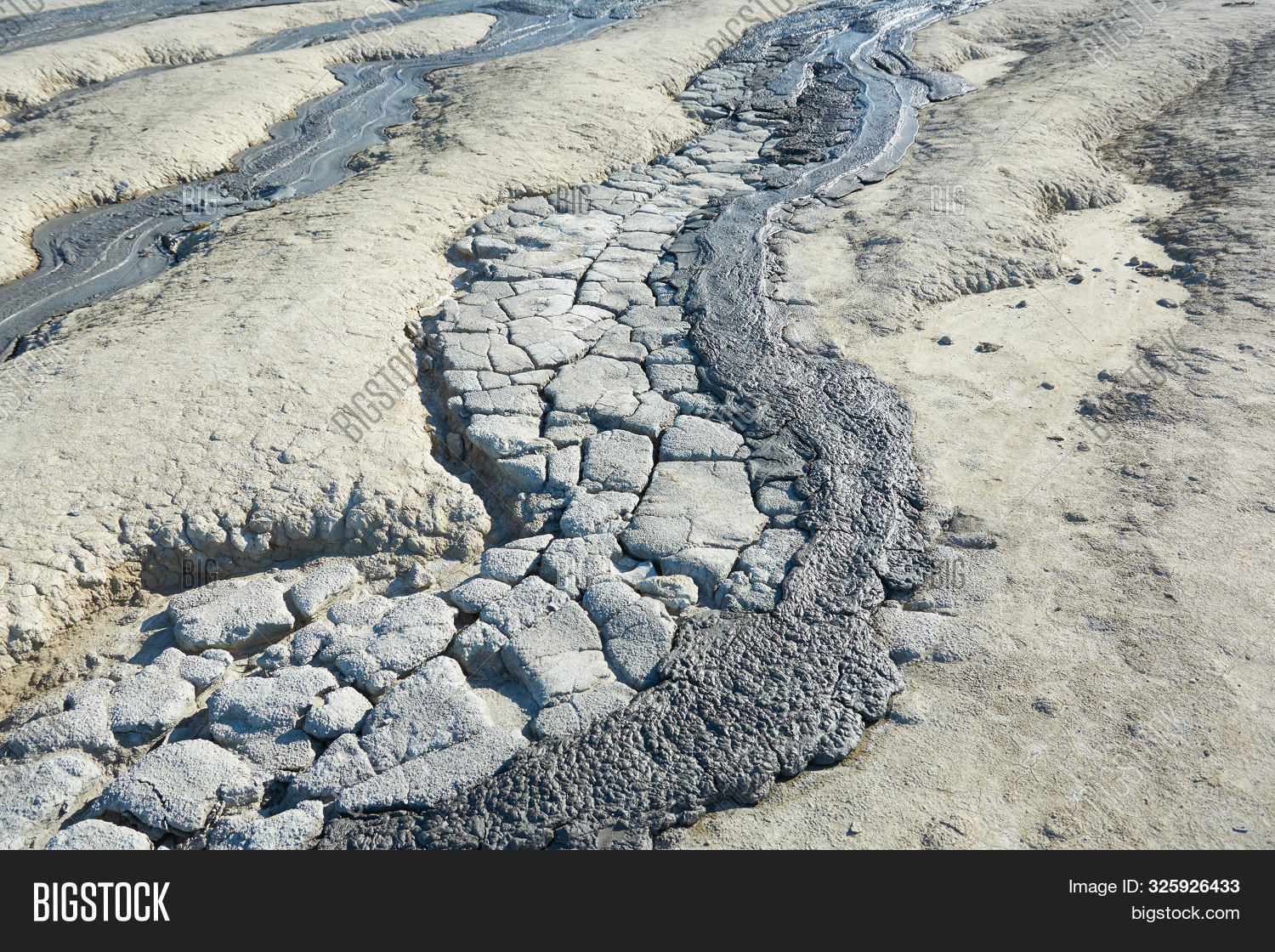 Mud Flow Mud Volcano. Image & Photo (Free Trial) | Bigstock
