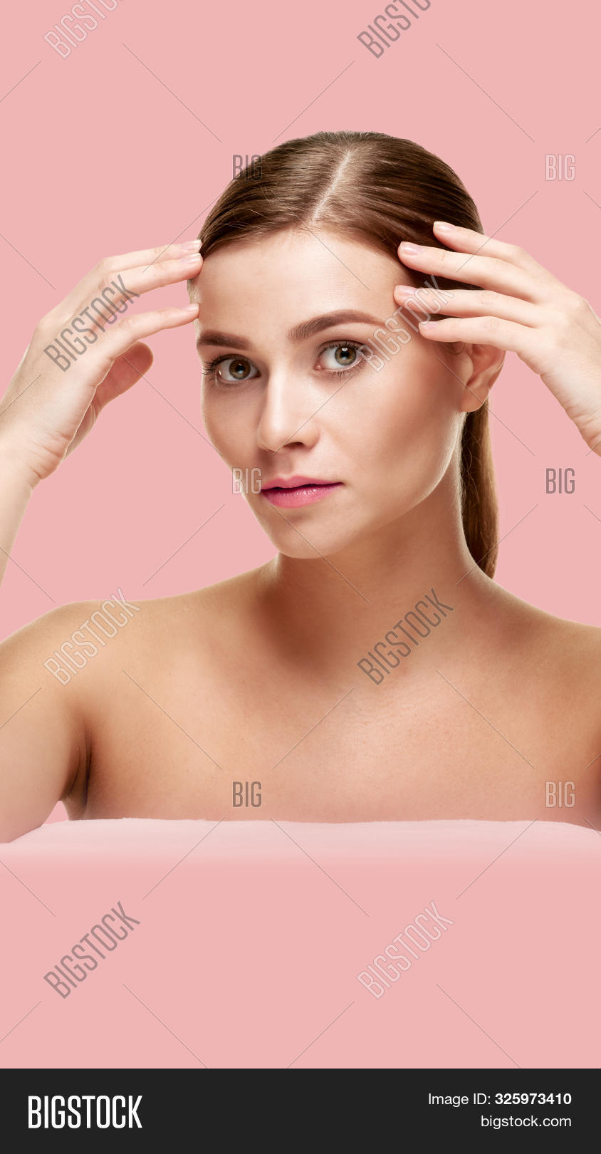 Young Woman Touching Image & Photo (Free Trial) | Bigstock