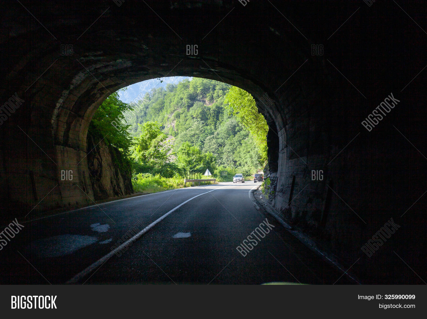 Traffic Tunnel Exit On Image & Photo (Free Trial) | Bigstock